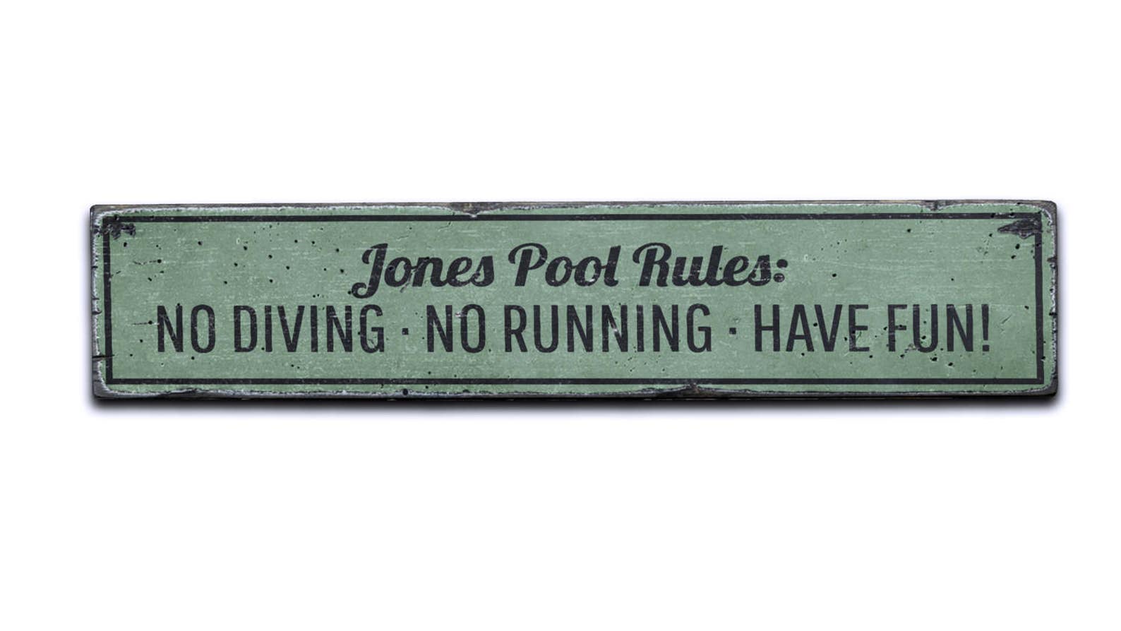 Pool Rules Sign Custom Wood Sign for Pool No Diving Sign - Etsy