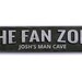 Fan Zone Sign Sports Fan Gift Custom Husband Gift Man Cave - Etsy