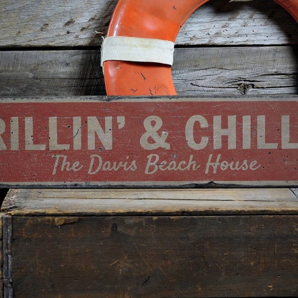 Grillin Chillin Sign - Etsy