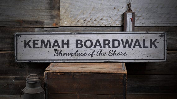 Showplace of the Shore Sign Custom Wood Sign for Beach | Etsy