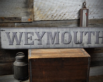 Custom City / State Wood Sign Rustic Hand Made Vintage - Etsy