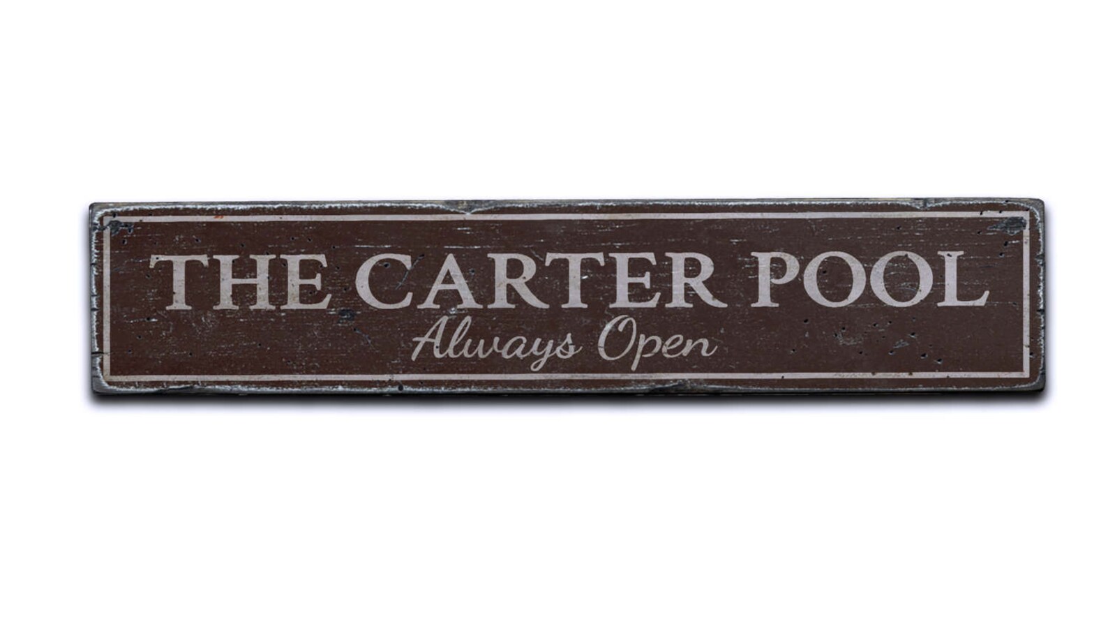 Pool Always Open Sign, Custom Family Pool Sign, Swimming Pool Gift for ...