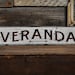 Primitive Veranda Sign, Custom House Decor, Wooden Gift for Family ...