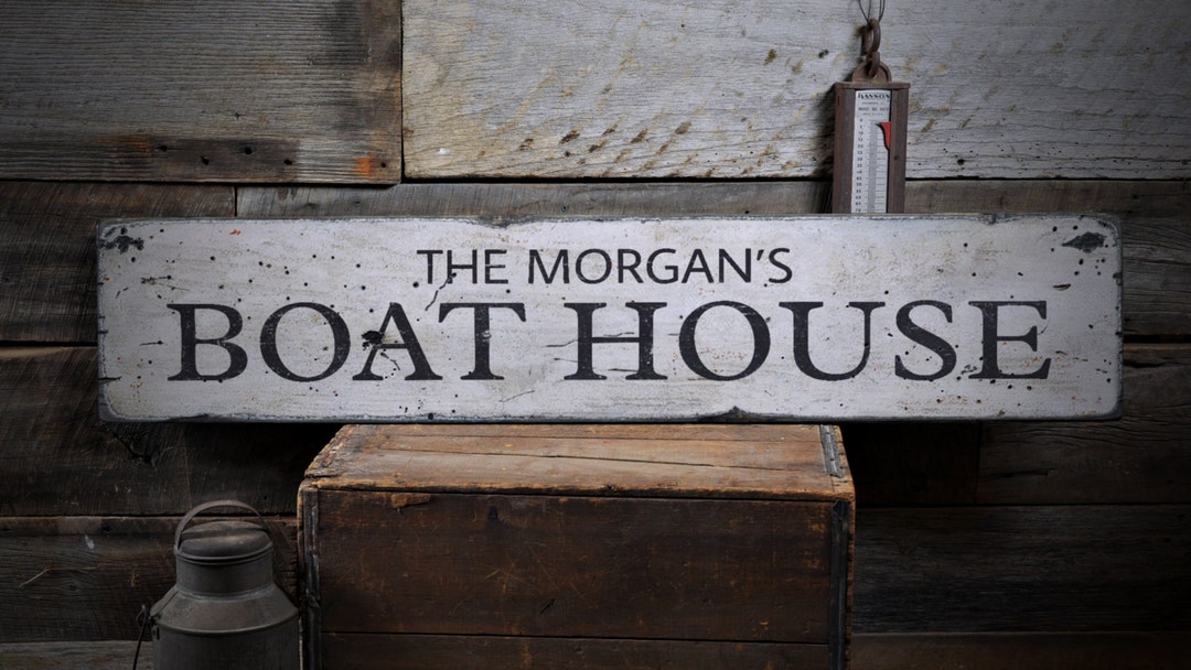 Boat House Sign, Lake House Decor, Boating Sign, Lake House Sign ...