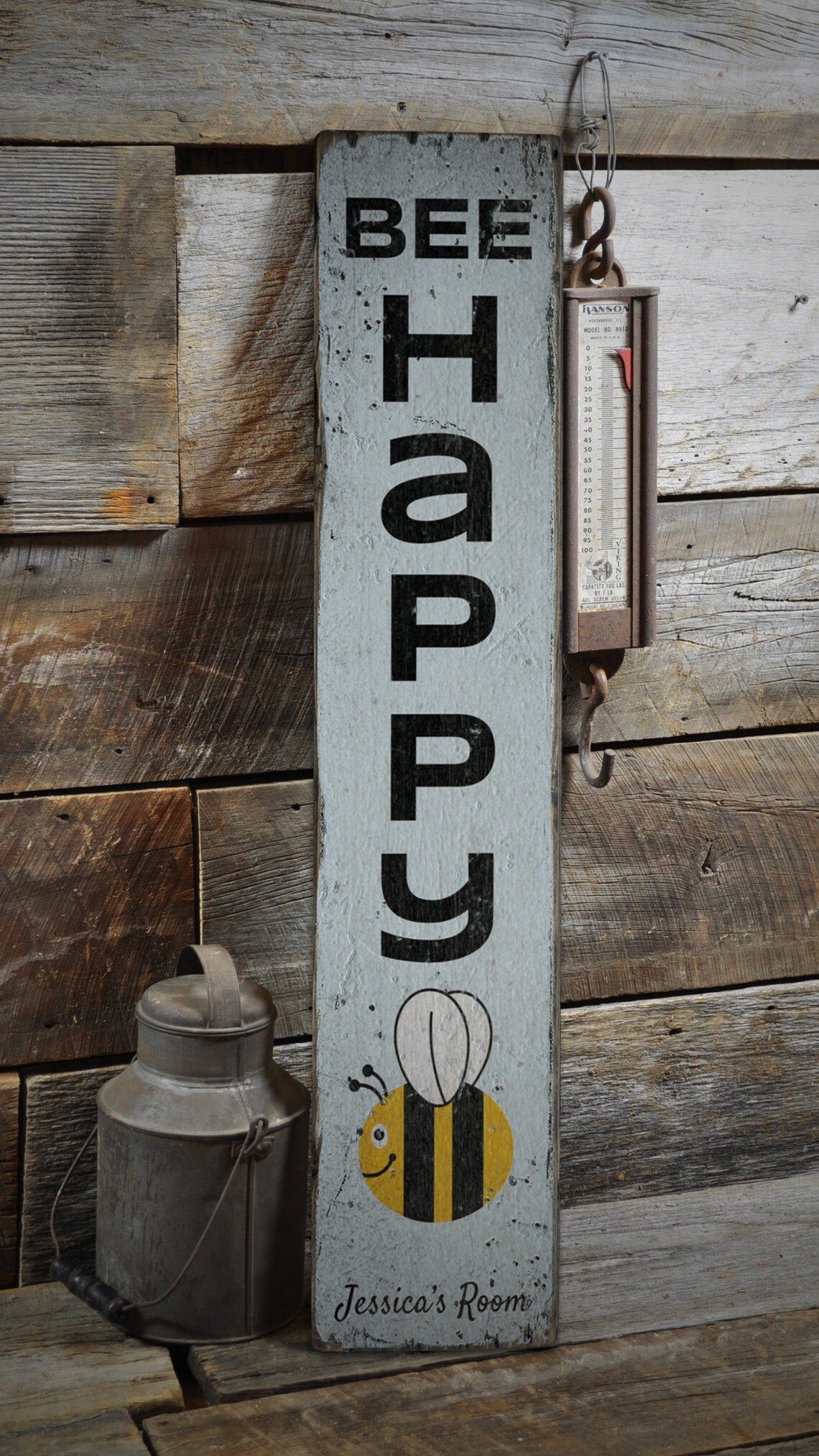 Bee Happy Sign Wood Bee Sign Wood Bumblebee Sign Bee Decor - Etsy