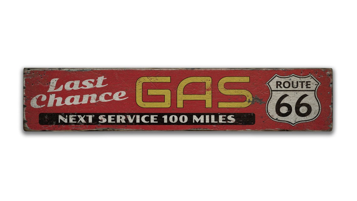 Gas Station 66 Sign, Route 66 Wooden Sign, Wood Garage Sign, Car Garage ...