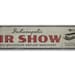 Air Shows Sign, Wooden Flying Show Sign, Hangar Sign, Airplane Shows ...