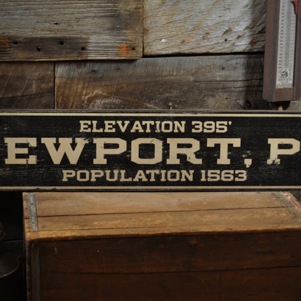 Metal Population Signs - Etsy