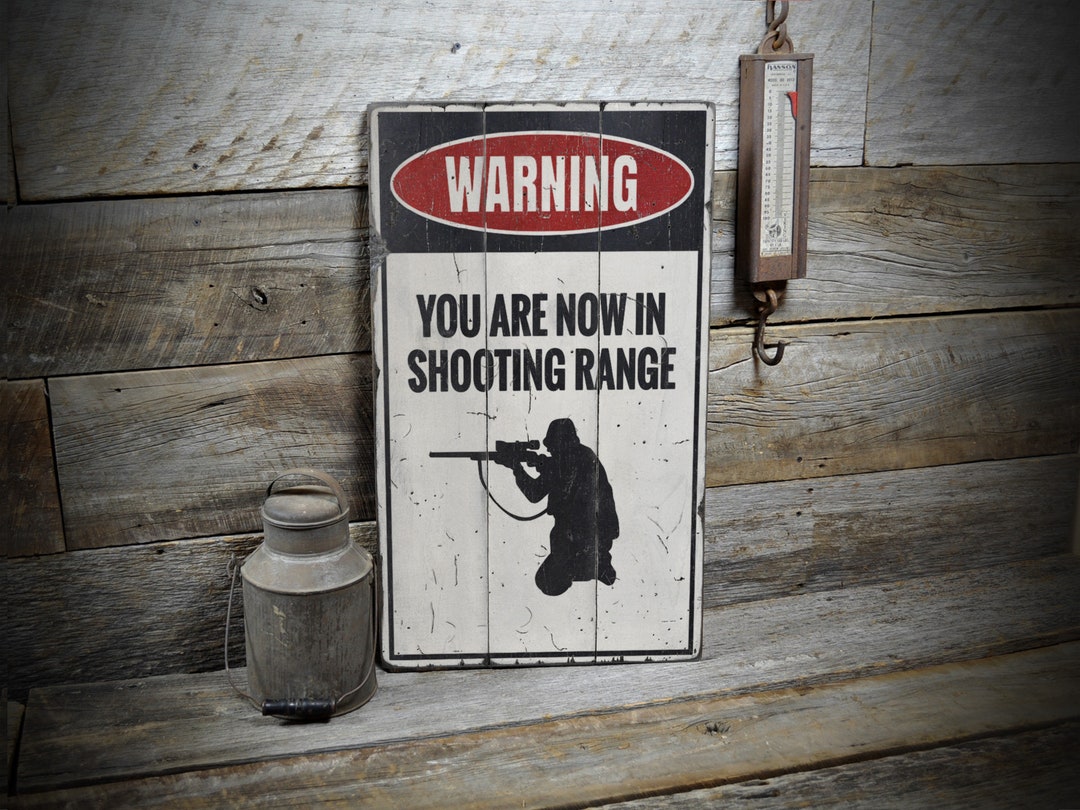 You Are Now in Shooting Range Warning Sign, Private Property Sign ...