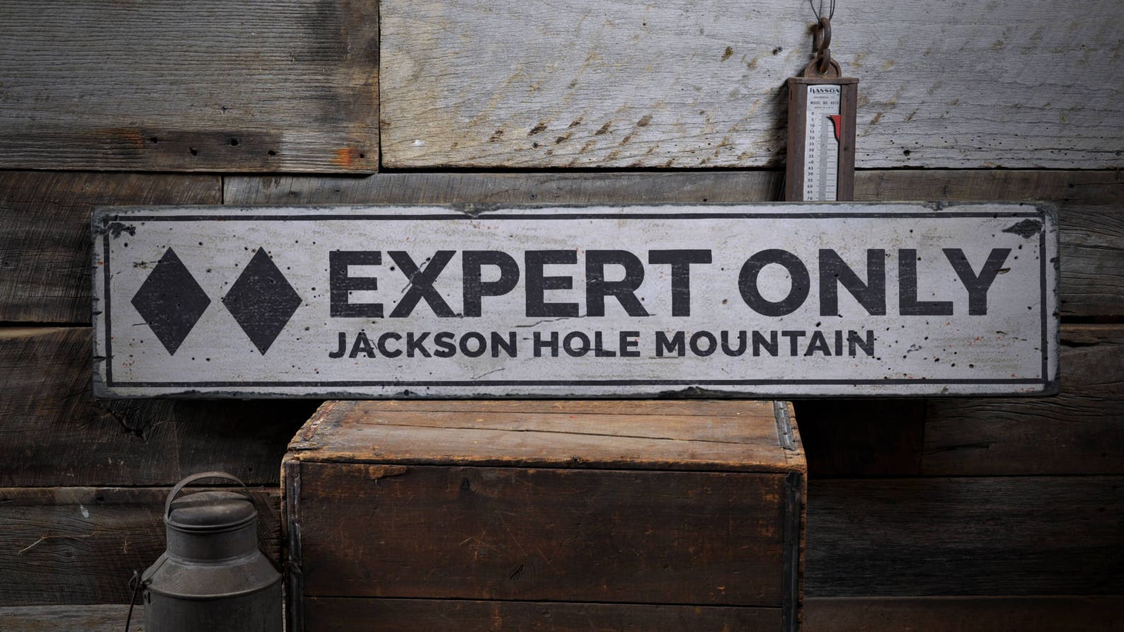 Expert Only Ski Sign Wood Ski Decor Double Diamond Sign - Etsy