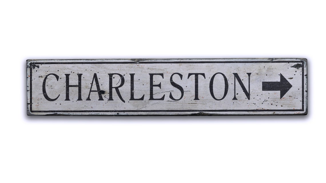 Charleston Sign Wooden City Sign Custom City Sign | Etsy
