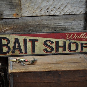 Custom Lake House Bait Shop Sign, Bait Shop Decoration, Shop Decoration ...