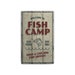 Welcome to Fish Camp Sign, Fishing Area Sign, Camping Fish Decor ...