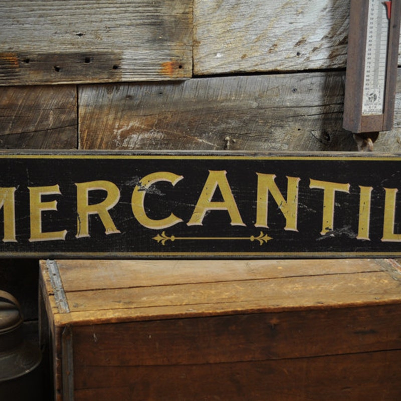 Mercantile Sign - Etsy