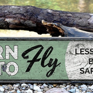 Airplane Decor Sign, Aviation, Sign Pilot Sign, Learn to Fly, Aviation ...