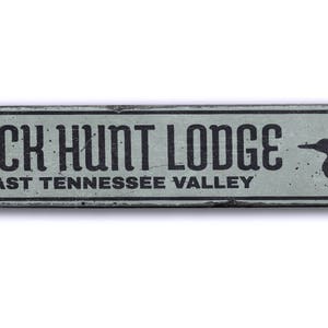 Duck Hunt Lodge Sign, Duck Hunter Gift, Rustic Duck Sign, Hunting Lodge ...