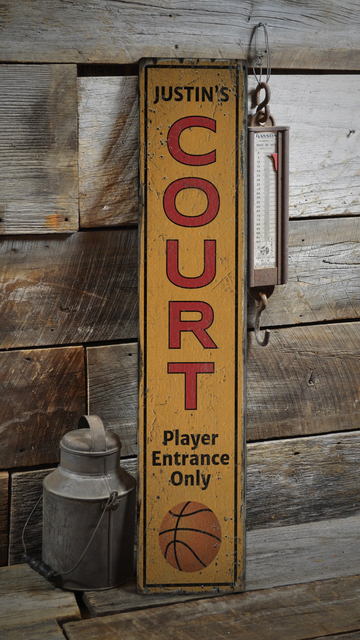 Basketball Court Sign, Basketball Sign, Kid Sign, Kid Decor, Wood Sign ...