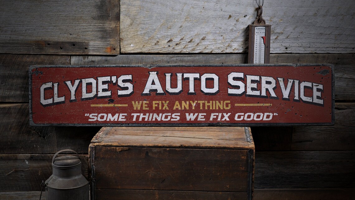 Mechanic Gift Auto Service Sign Mechanic Sign Mechanic | Etsy