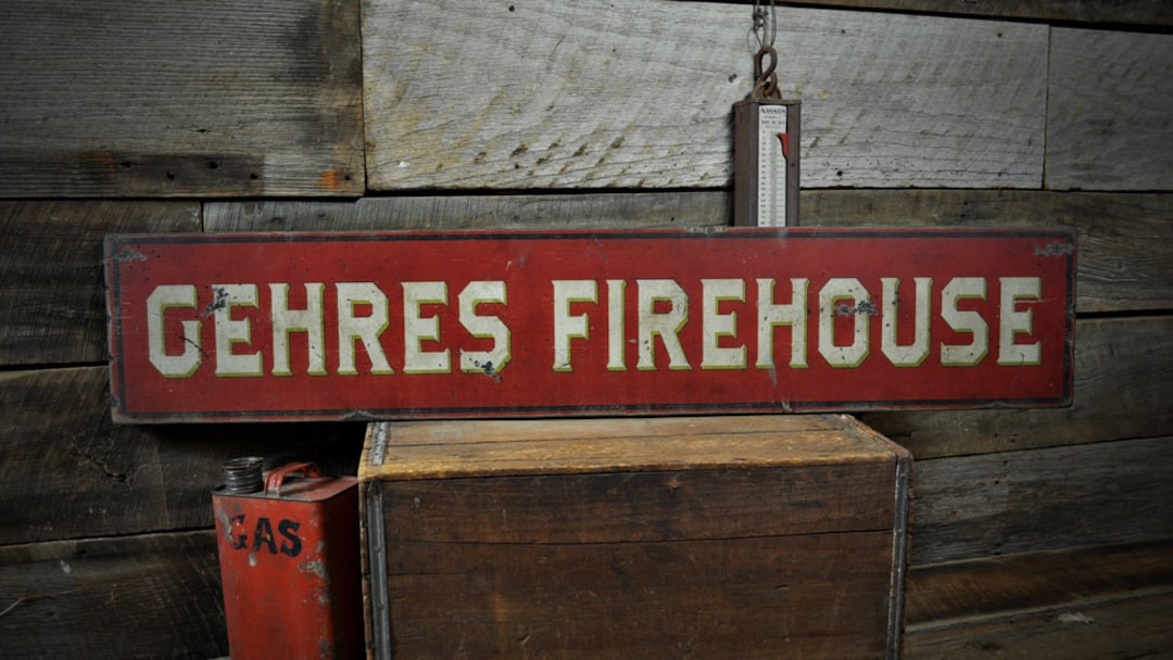 Custom Fireman Sign, Family Firehouse Sign, Fireman Sign, Firefighter ...
