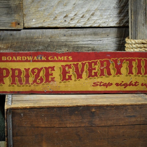 Custom Carnival Freak Show Sign Rustic Hand Made Vintage - Etsy