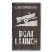 Boat Launch Sign, Old Fashion Boat Sign, Wooden Lake Decor, Old Wood ...