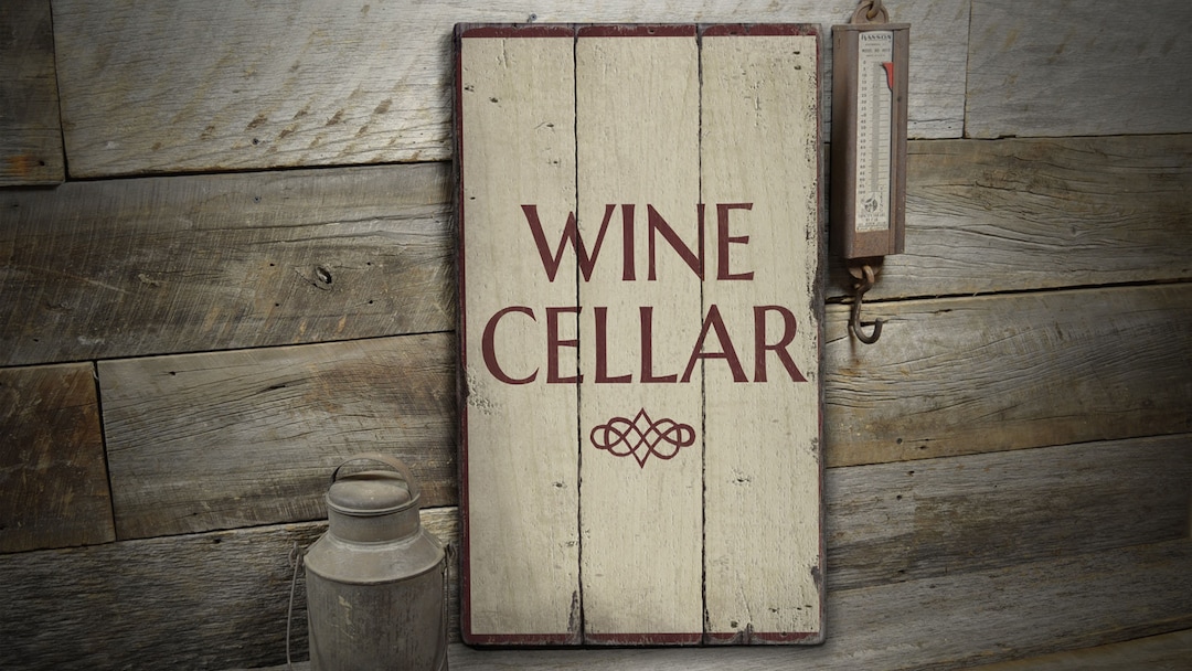 Wine Cellar Sign, Wooden Wine Cellar Sign, Wine Decor, House Decor ...