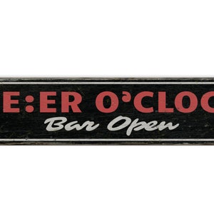 Beer Oclock Sign, Beer Lovers, Beer Decor, Bar Lovers, Beer Drinking ...
