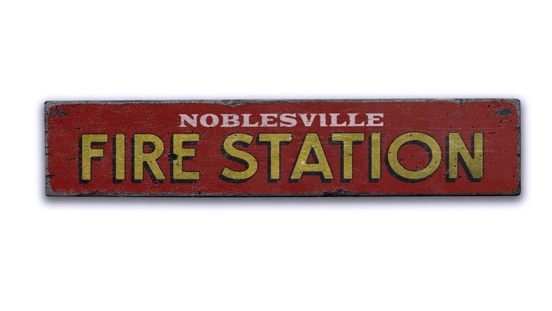 Fire Station Sign Fire Station Decor Custom Fireman Gift - Etsy