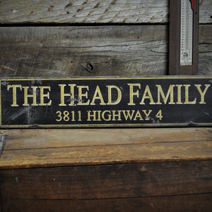 Custom Family & Address Sign, Family Decoration Gifts, Gift for Friend ...