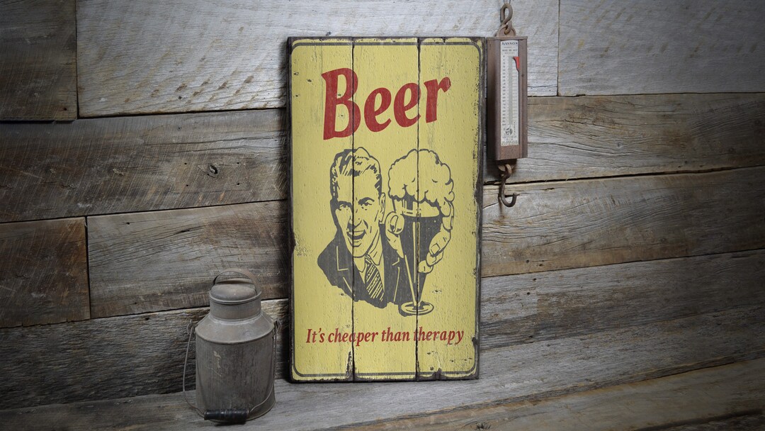 Beer Sign, Beer Drinking Sign, Funny Family Sign, Wood Funny Decor ...