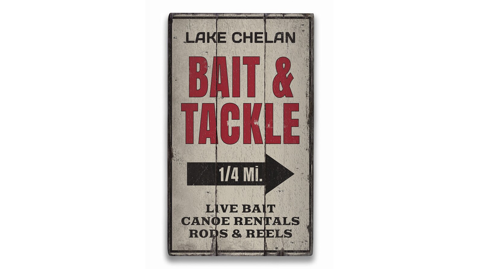 Bait and Tackle Sign Bait Shop Sign Wooden Lake Shop Decor - Etsy
