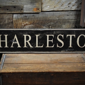 Personalized City Wood Sign - Rustic Hand Made Vintage Wooden - Etsy
