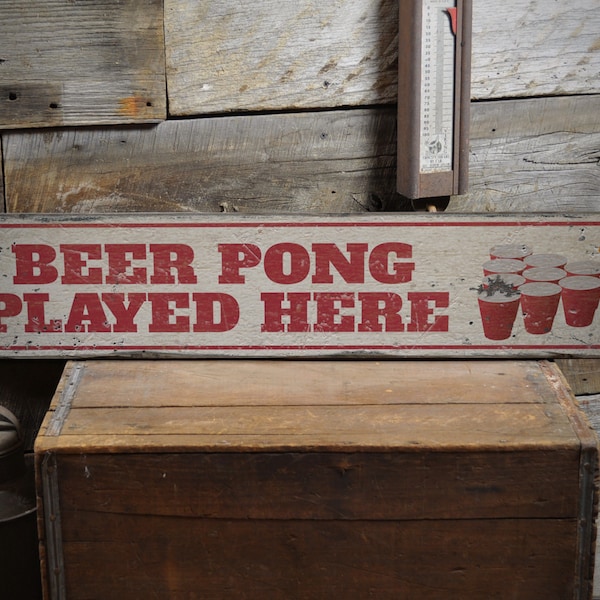 Beer Pong Sign - Etsy