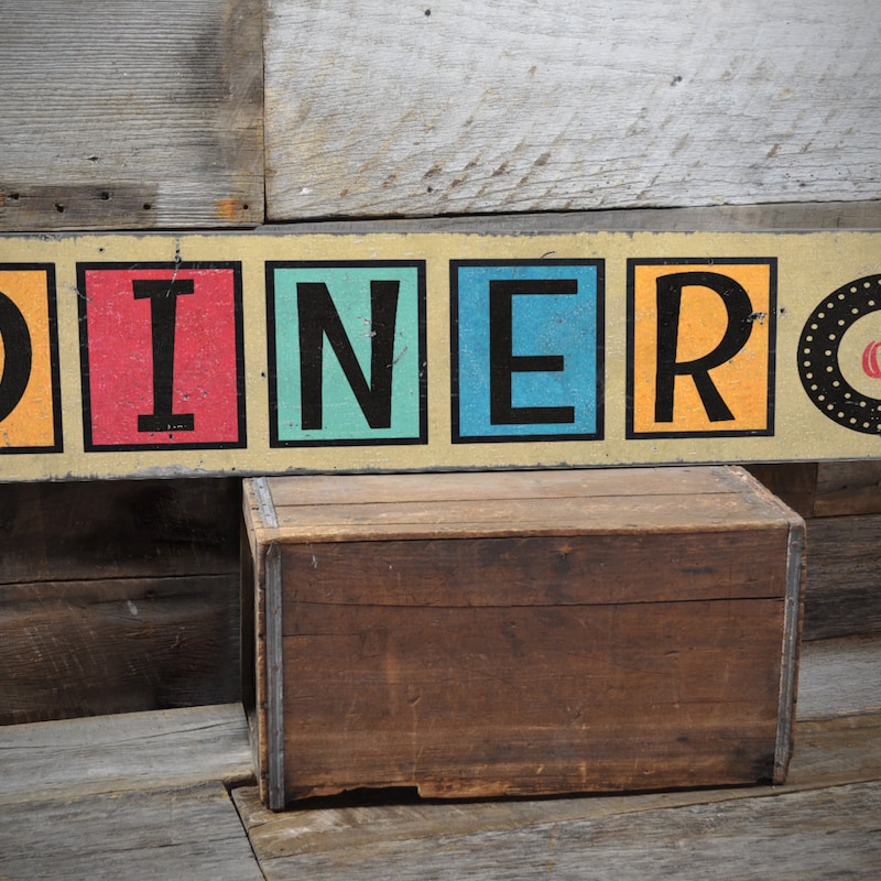 Vintage Diner Sign - Etsy