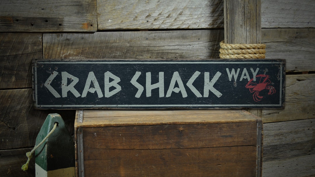 Crab Shack Sign, Crab Shack, Crab Shack Gift, Crab Gift, Beach Decor ...