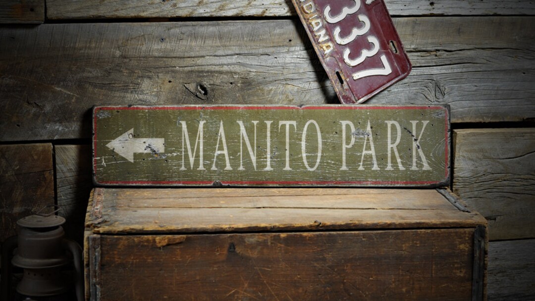 Custom Park Directional Arrow Sign, Park Lovers, Park Explorers Sign ...