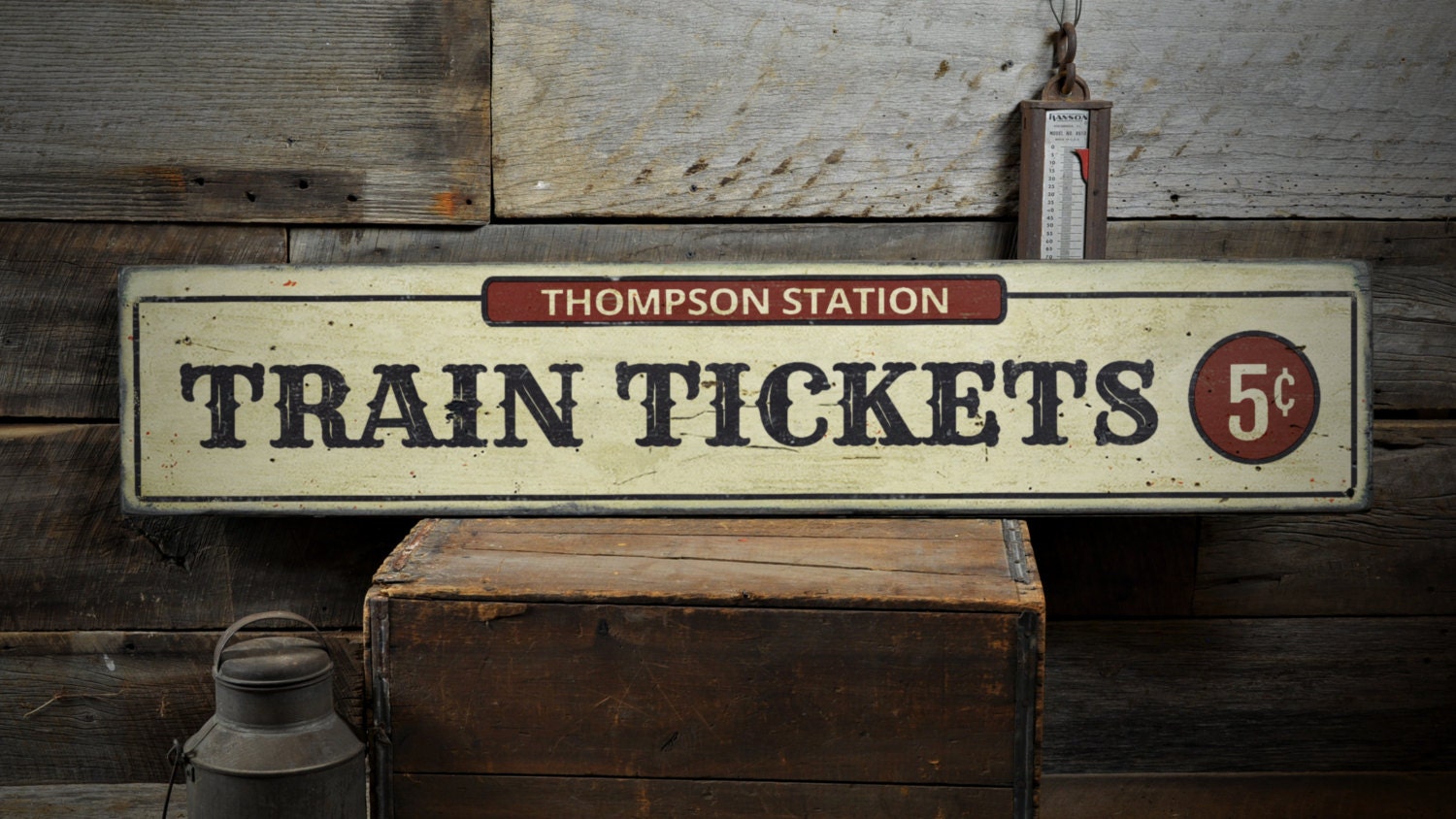 Train Tickets Wood Sign Presonalized Family Name Station | Etsy