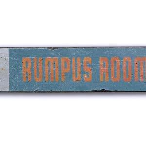 Rumpus Room Sign, Wood Rumpus Room, Rumpus Room Decor, Sign for Rumpus ...