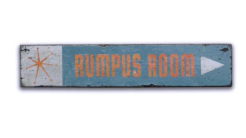 Rumpus Room Sign, Wood Rumpus Room, Rumpus Room Decor, Sign for Rumpus ...