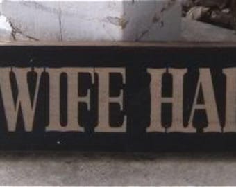 Happy Wife Sign | Etsy