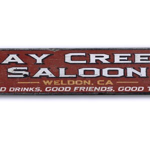 Custom Saloon Sign, Saloon Wall Decor, Wood Saloon Sign, Home Saloon ...