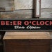 Beer Oclock Sign, Beer Lovers, Beer Decor, Bar Lovers, Beer Drinking ...