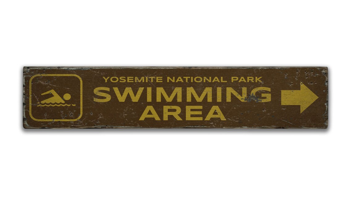 Swimming Area Sign Wooden Swimming Pool Sign Pool House - Etsy