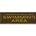 Swimming Area Sign, Wooden Swimming Pool Sign, Pool House Gift, Pool ...