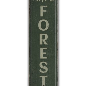 Forest Signs, Outdoors Wooden Sign, Forest Decor, Old Wooden Lodge ...