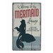 Mermaid Lounge Sign, Wood Swimming Mermaid Sign, Merman Sign, Pool ...
