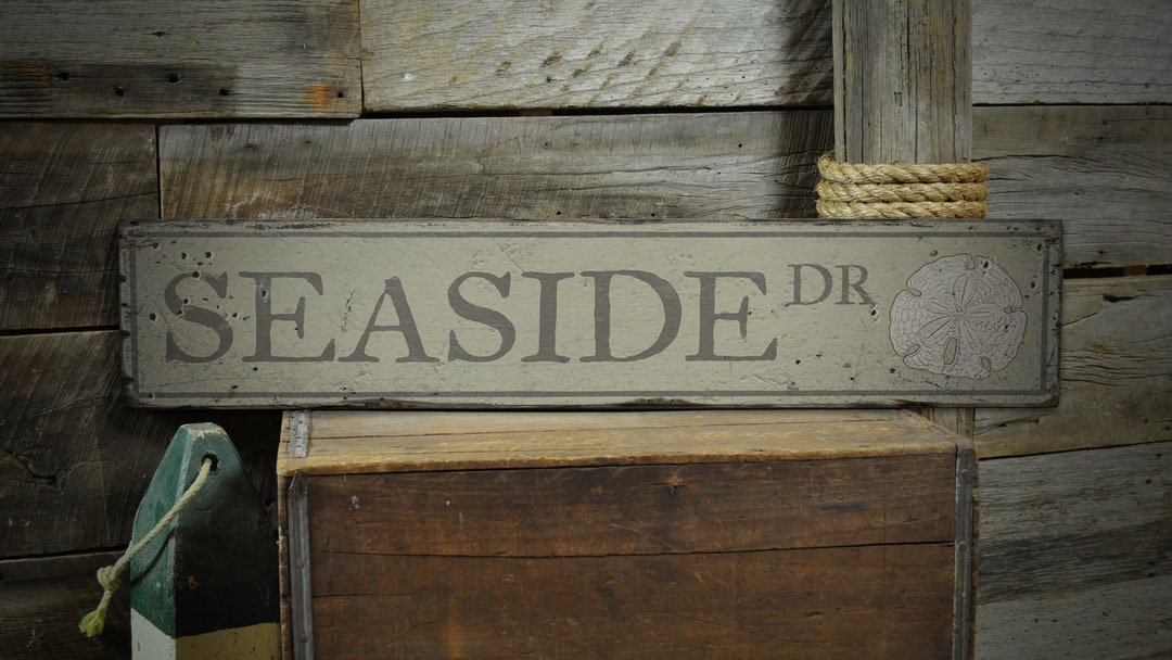 Seaside Signs, Seaside Sign Decor, Seaside Decor, Beach Decor, Ocean ...