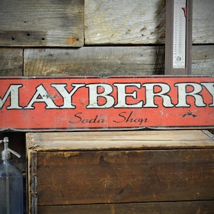 Soda Shop Sign, Soda Fountain Decor, Soda Fountain Sign, Wood Soda Shop ...