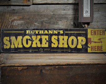 Smoke shop sign | Etsy