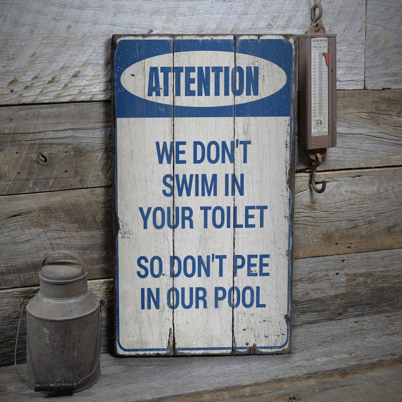 No Peeing Sign - Etsy